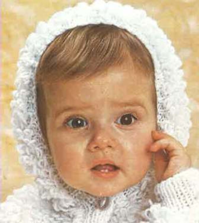 Vintage Baby Loop Jacket With Hood Knitting, Pattern PDF No. 0242 From ...