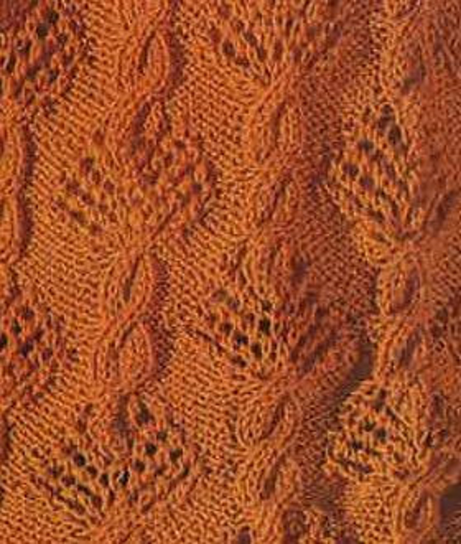 Ladies Orange Cotton Sweater Knitting Pattern PDF No.0393 - Etsy