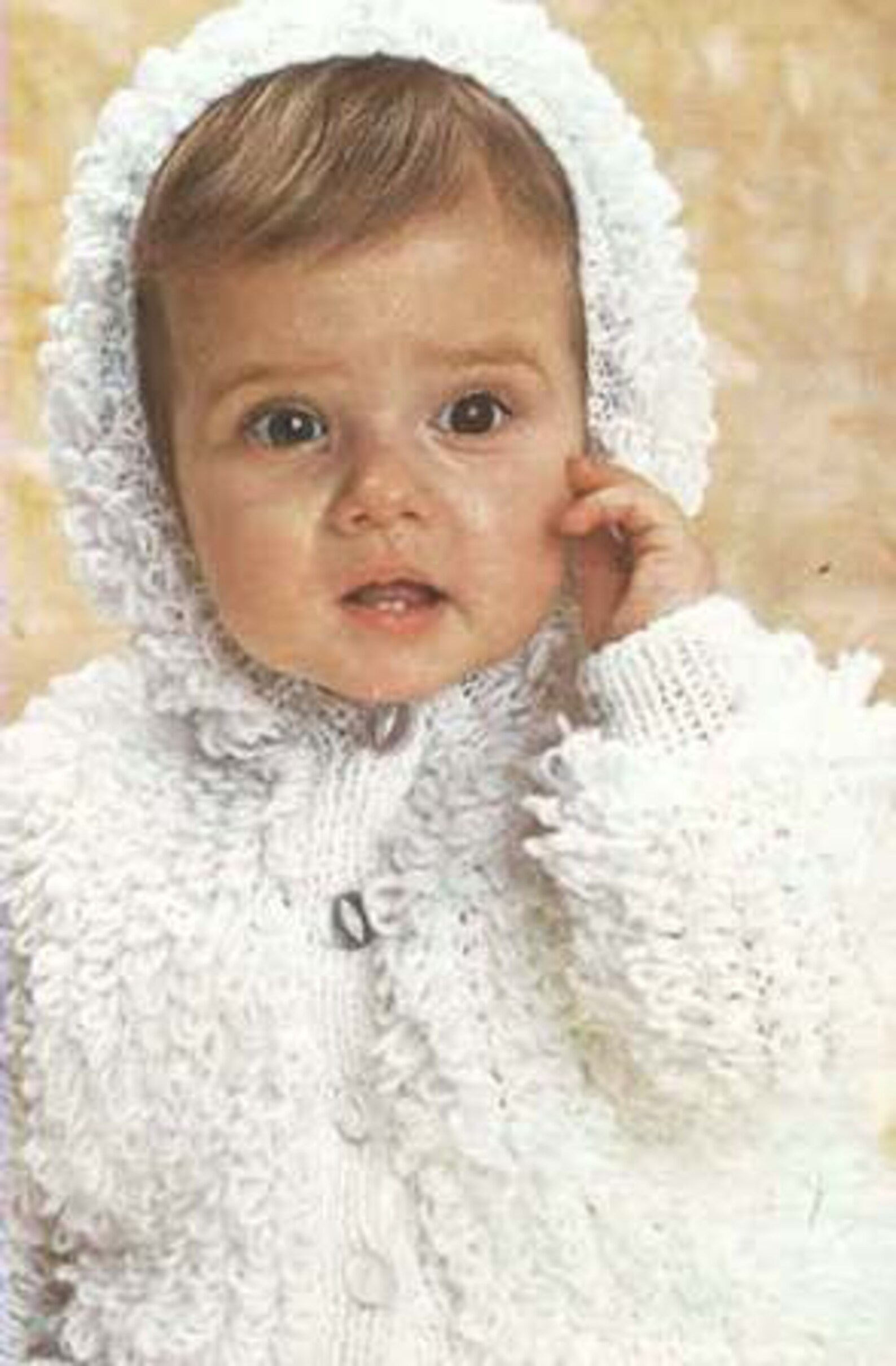 Vintage Baby Loop Jacket With Hood Knitting, Pattern PDF No. 0242 From ...