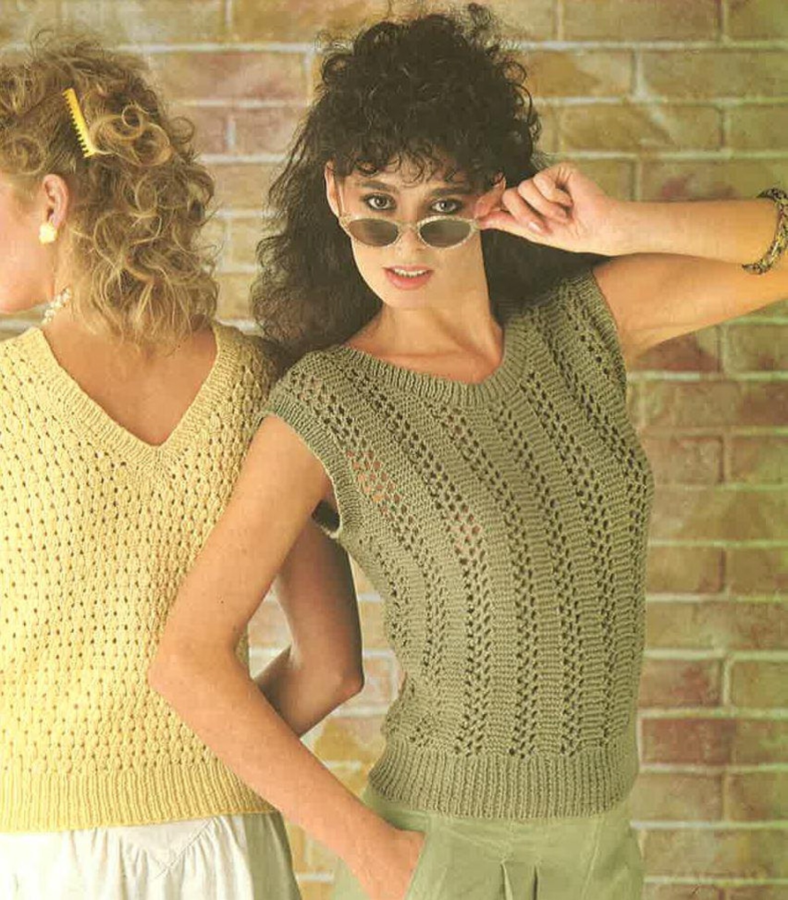 Ladies Knitting Pattern, Two Summer Jumpers Pattern PDF No. 0937 From ...