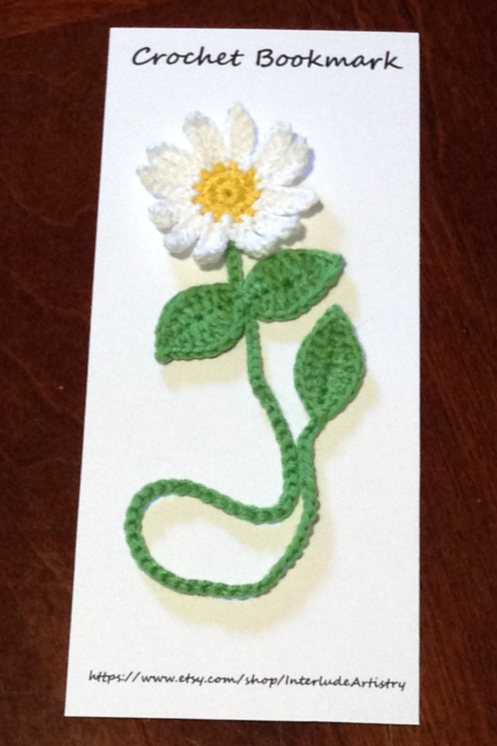 Crochet Daisy Bookmark Perfect Gift for Your Book Club - Etsy