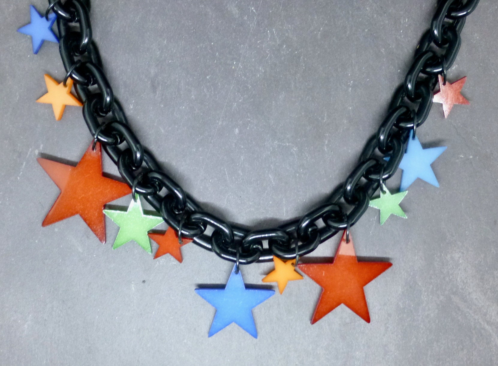 Chunky Chain With Stars - Etsy