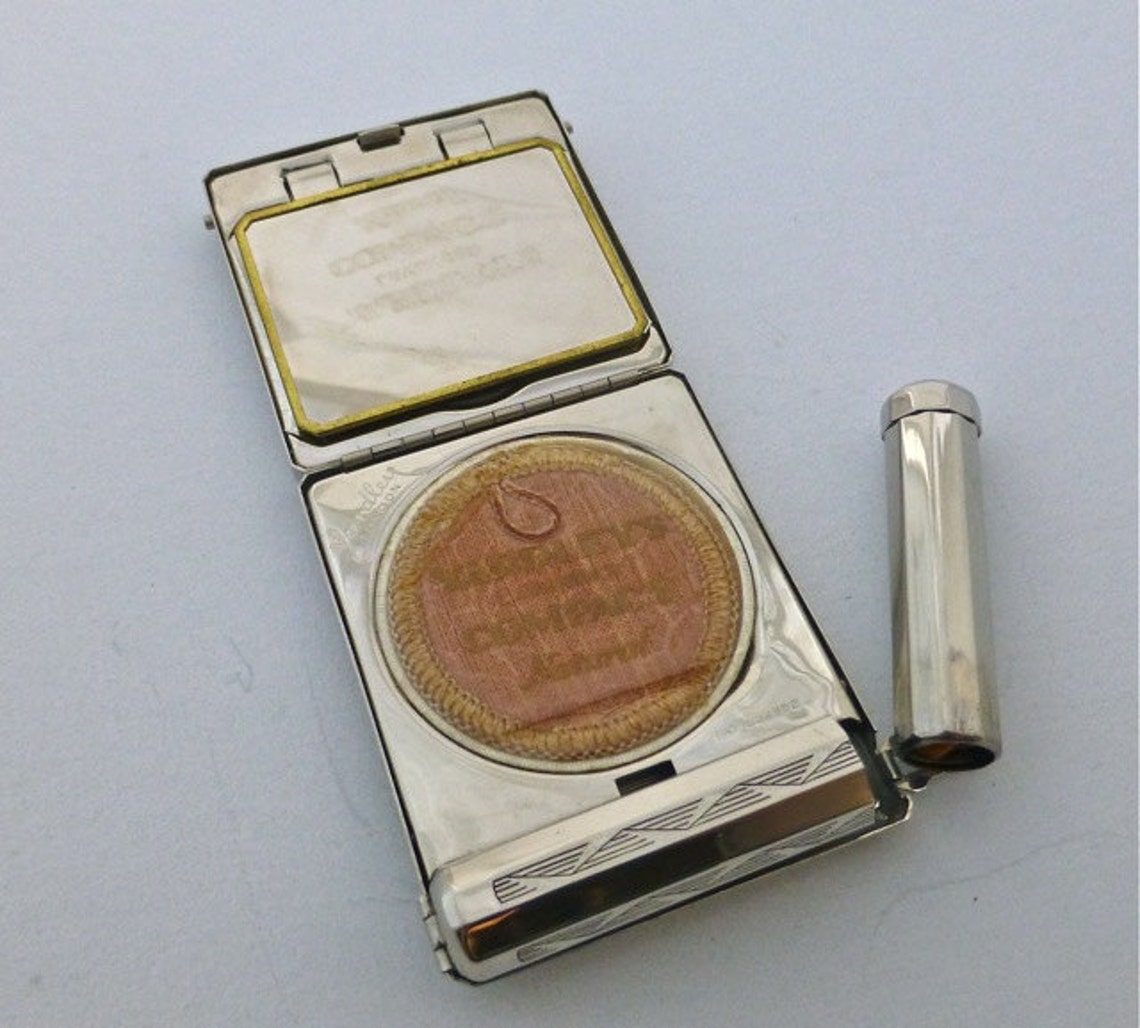 Yardley Compact & Lipstick Set - Etsy