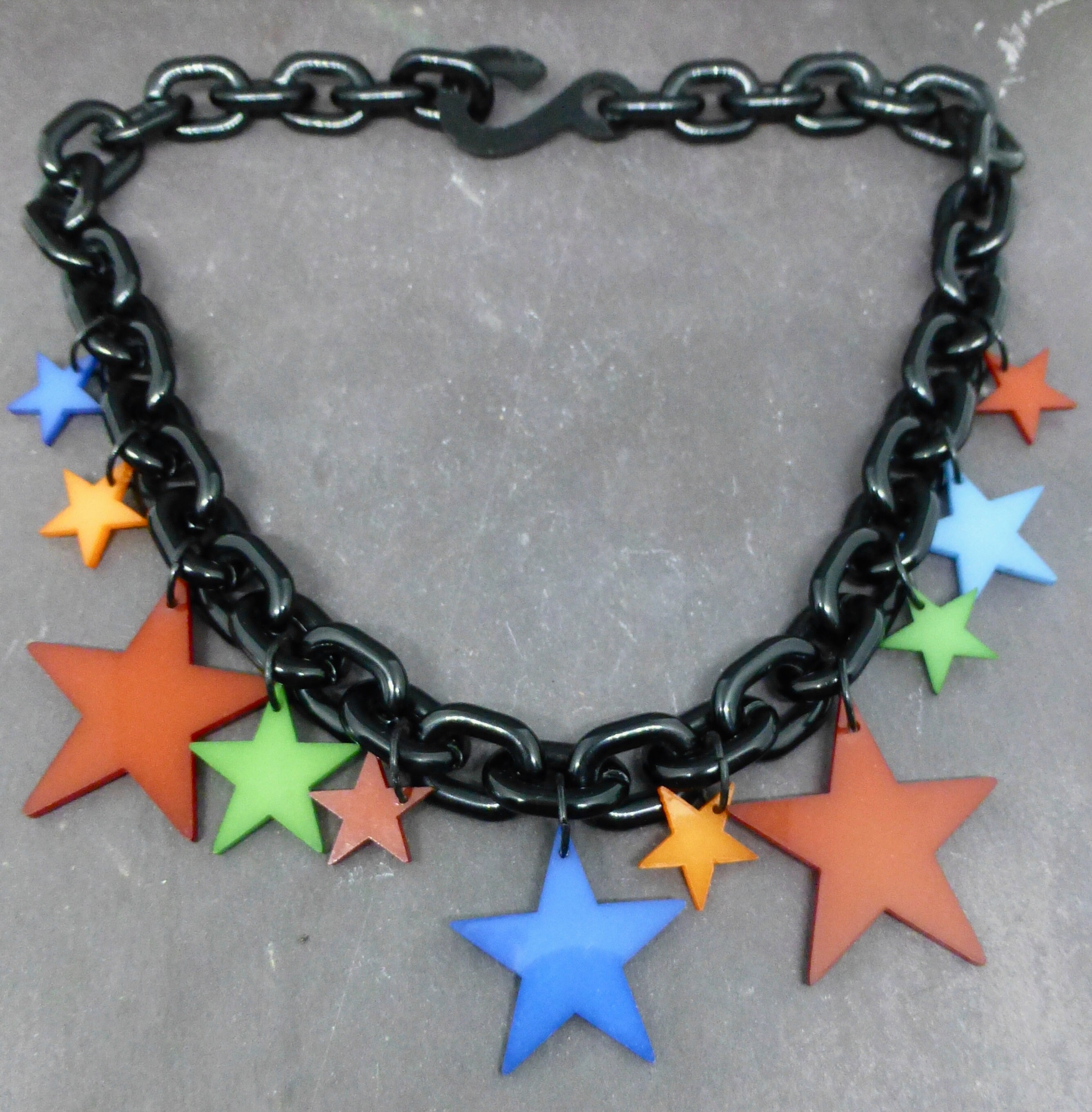 Chunky Chain With Stars - Etsy