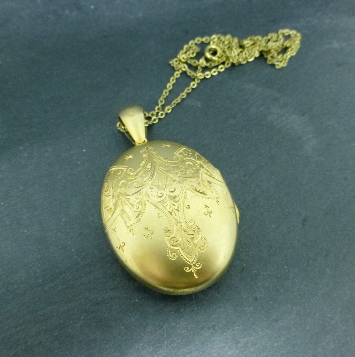 James Fenton Silver Gilt Locket - Etsy