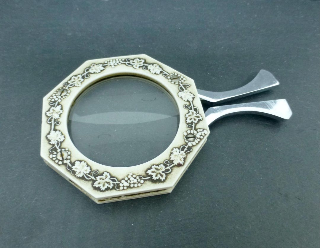 Art Deco Compact Magnifying Glass - Etsy