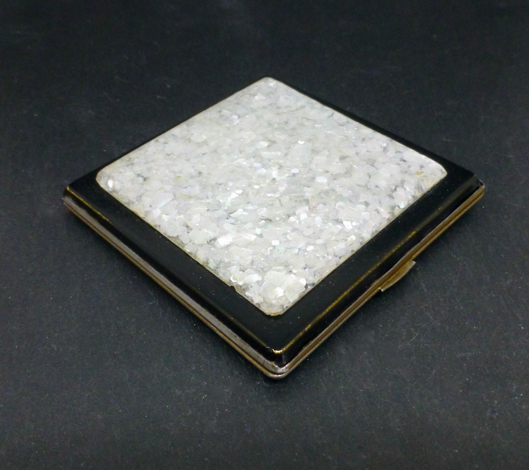 Confetti Lucite Powder Compact - Etsy