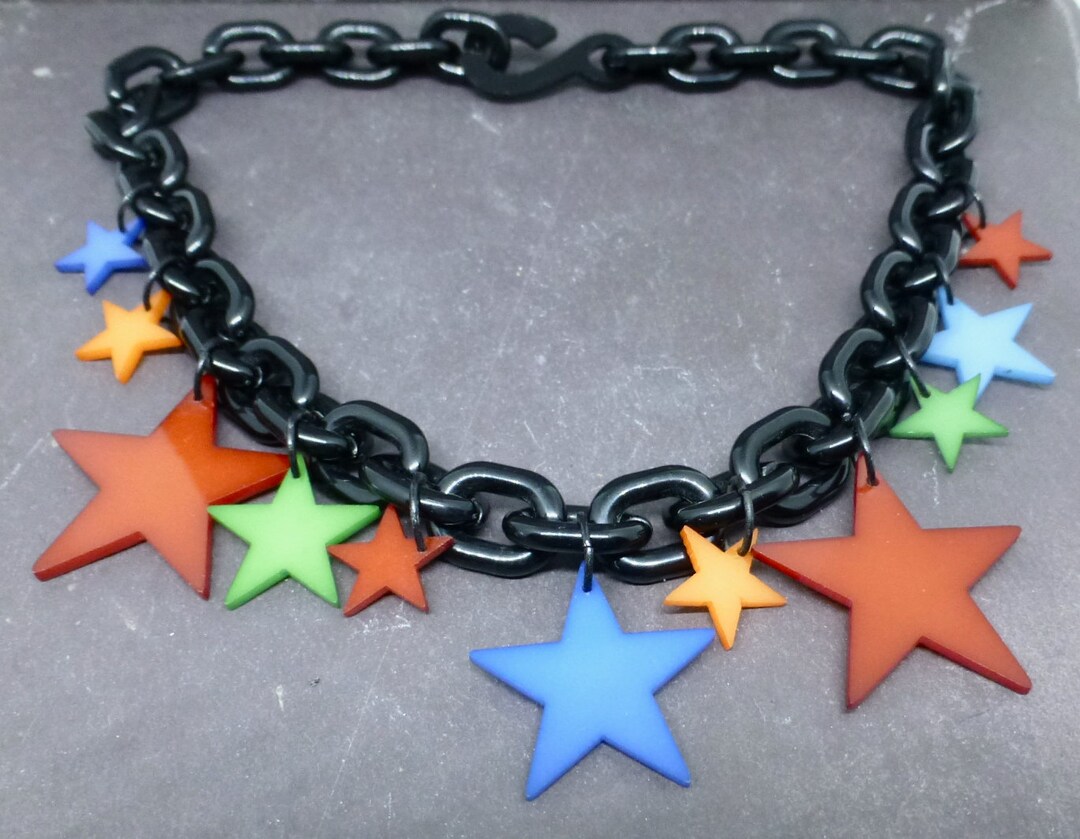 Chunky Chain With Stars - Etsy