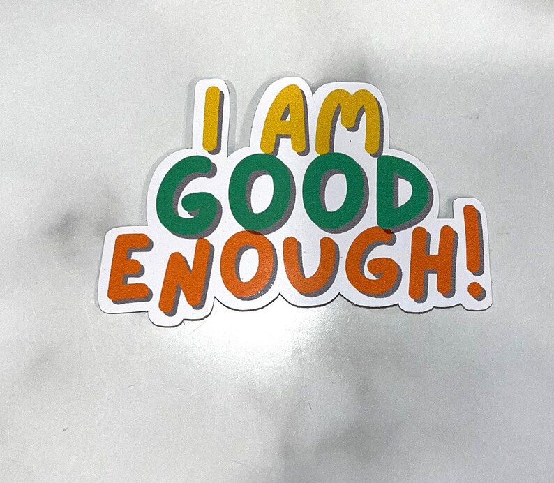 Positive Affirmation Stickers: Glossy Vinyl Decals for Laptops, Water ...