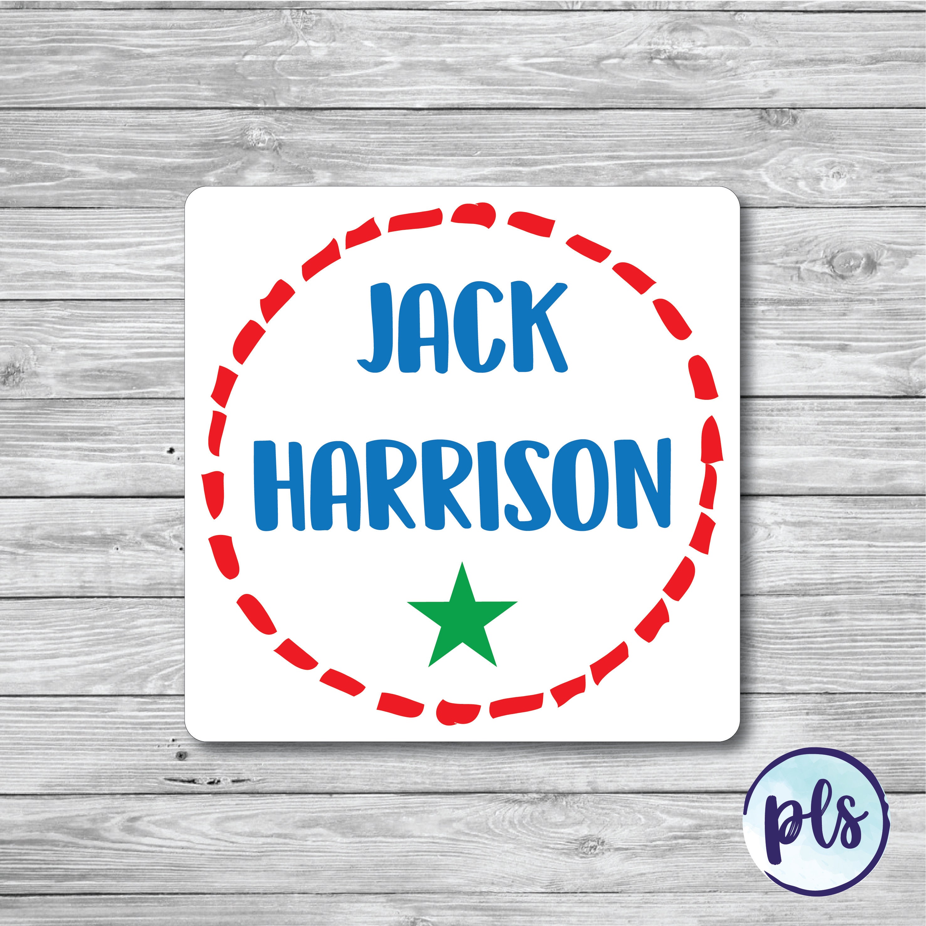 50 x Personalised Name Stickers Labels School Lunch Sports\\\\ Paper ...