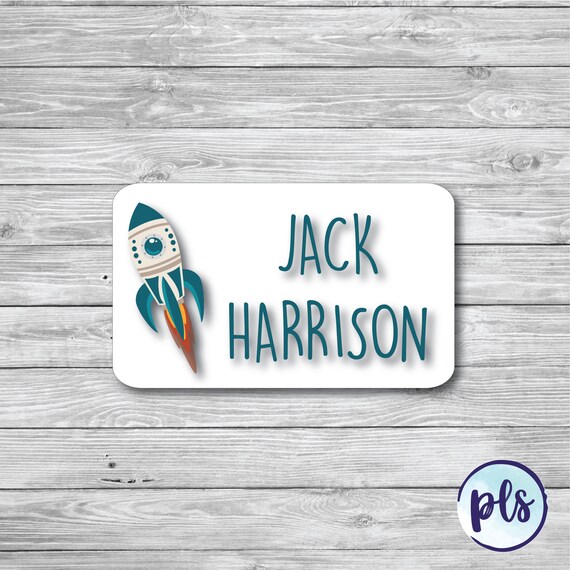 50 x Personalised Name Stickers Labels School Lunch Sports\\\\ Paper ...