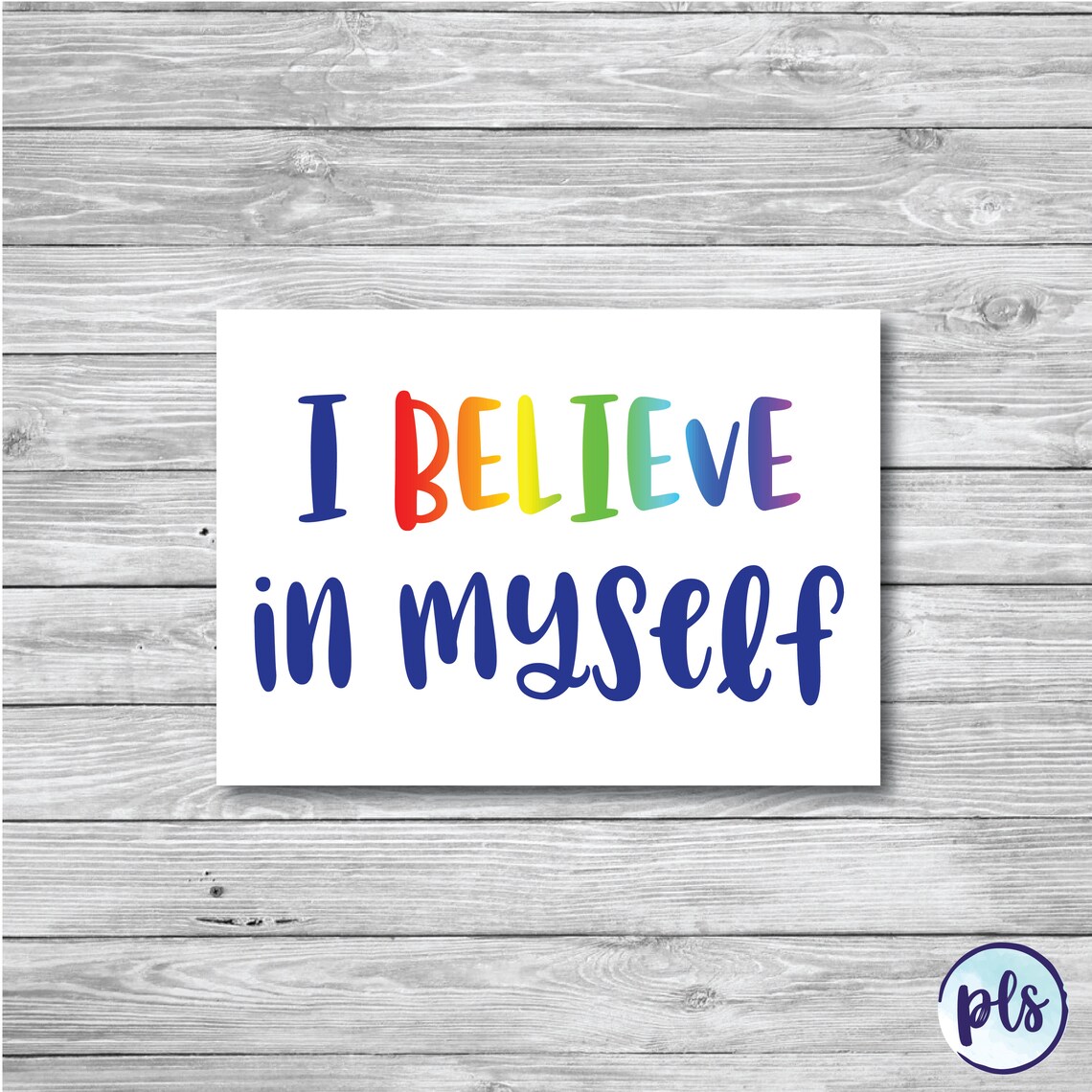 I Believe in Myself A6 Postcard/print - Etsy