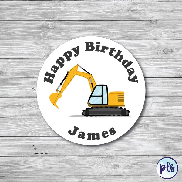 Excavator Stickers - Etsy