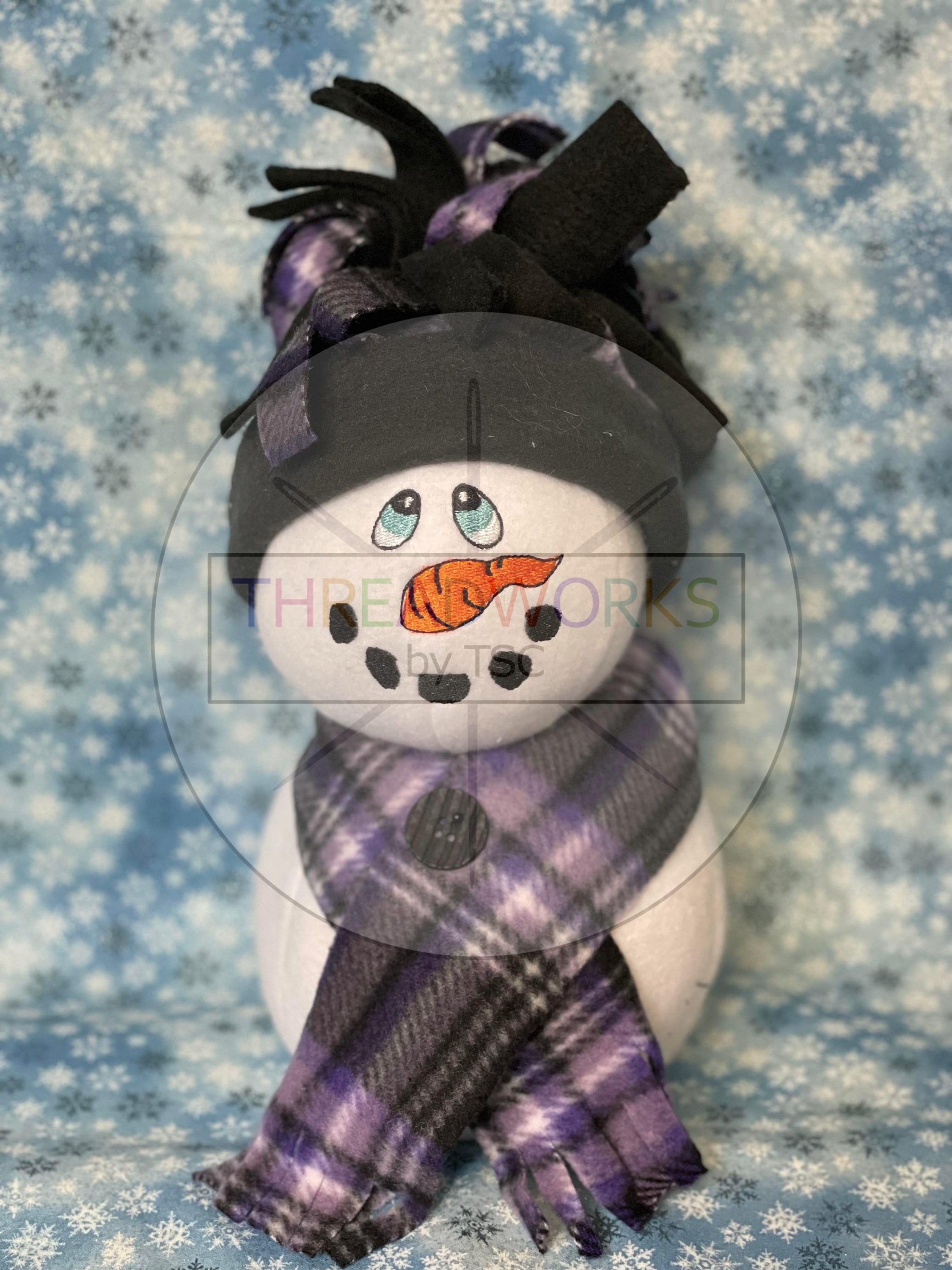 Snowman Faces Series 1 With Patterns - Etsy