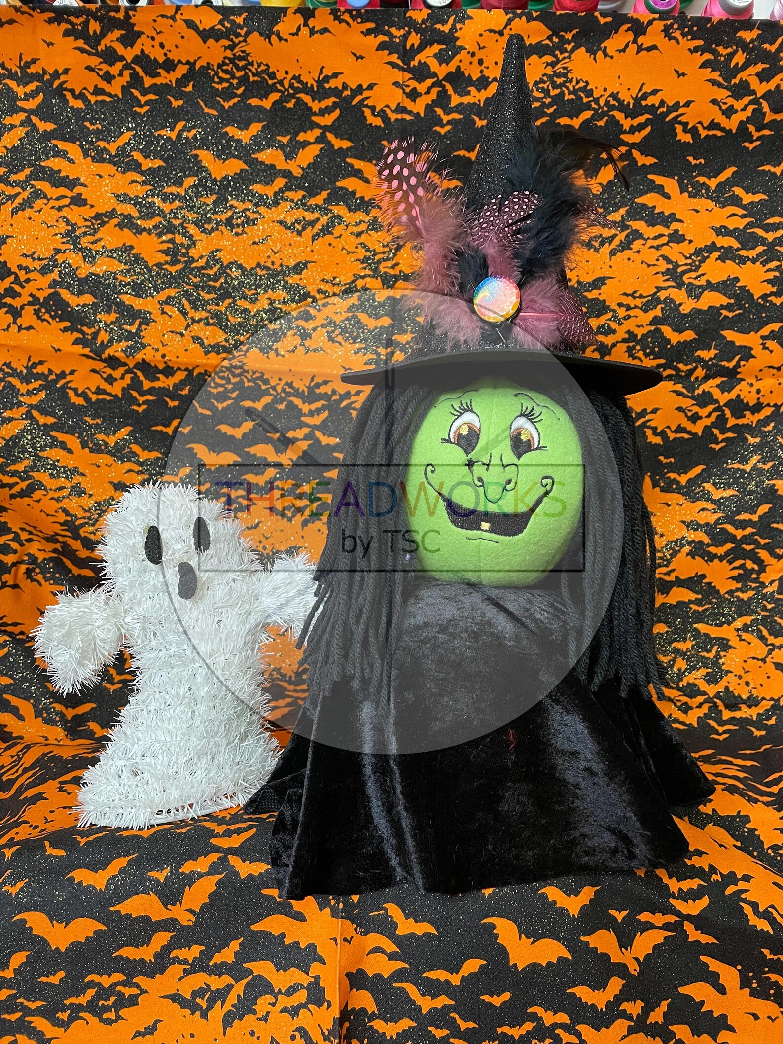 Witch Faces With Patterns - Etsy