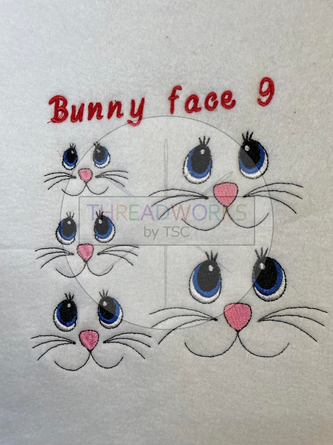 Bunny Faces 9 - Etsy