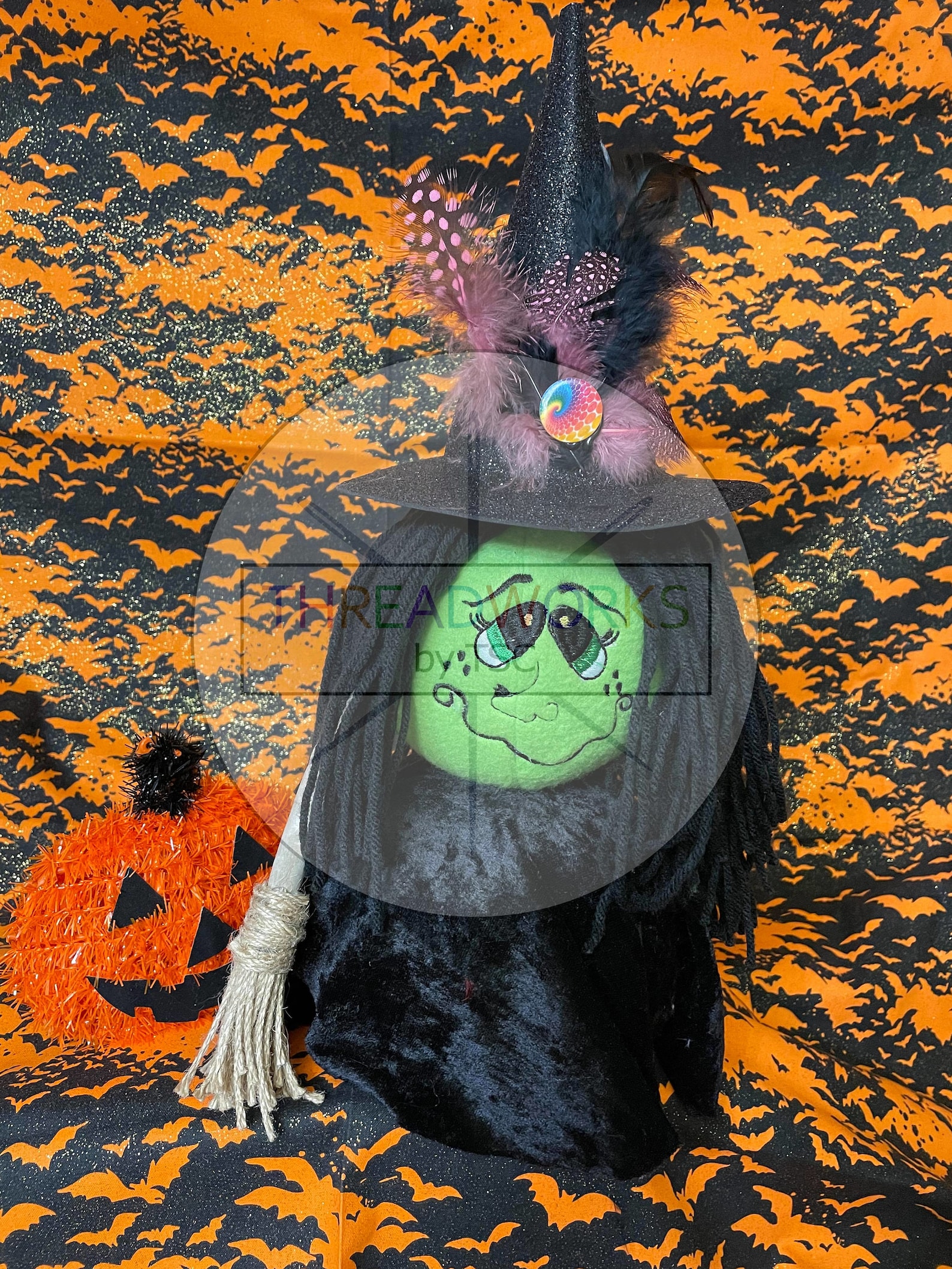 Witch Faces With Patterns - Etsy