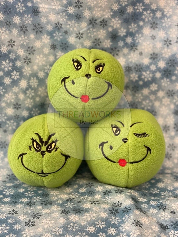 Greenies Snowman/snowballs With Pattern | Etsy