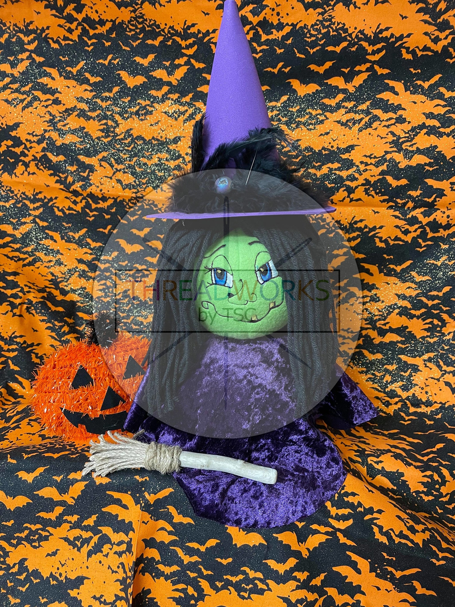 Witch Faces With Patterns - Etsy