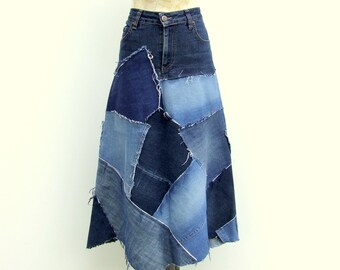 Patchwork Denim - Etsy