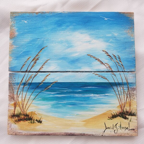 Sea Oats Painting - Etsy