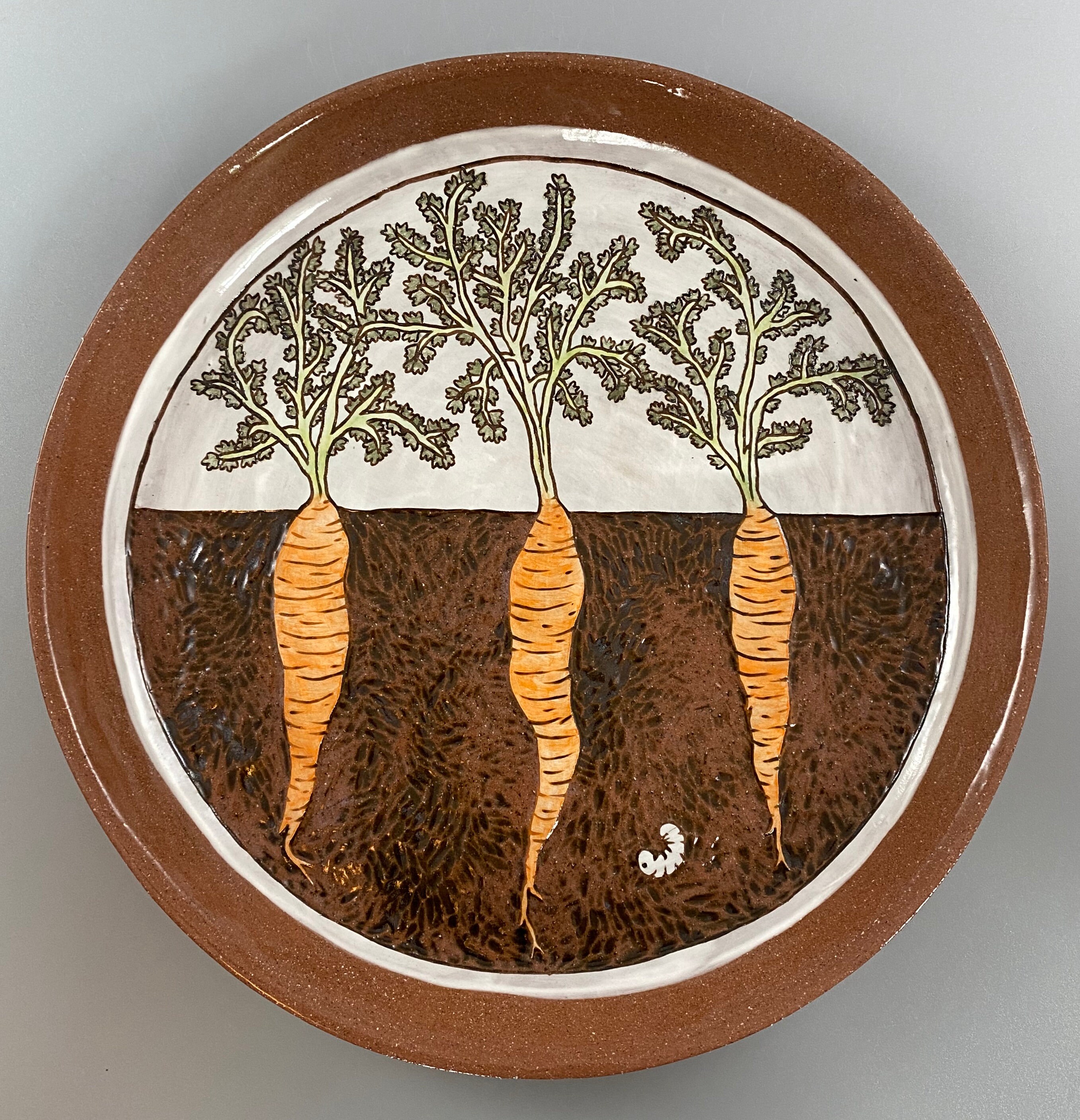 Pre Order Root Veggie Plate 6 or 9 Inch - Etsy