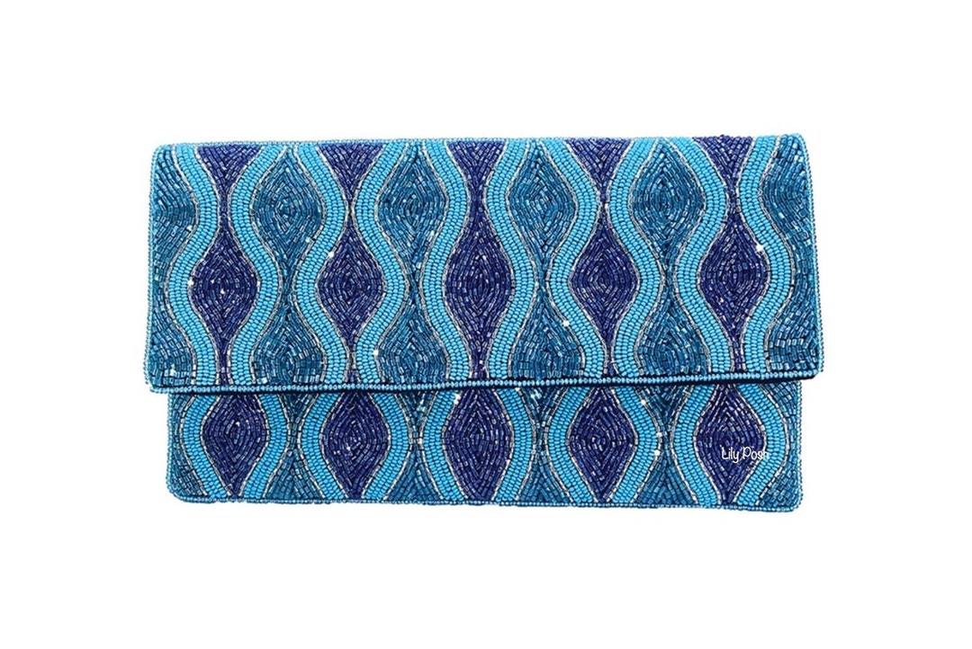NEW Beaded Clutch Bag, Crossbody Bag, Seed Bead Clutch Bag, Prom ...