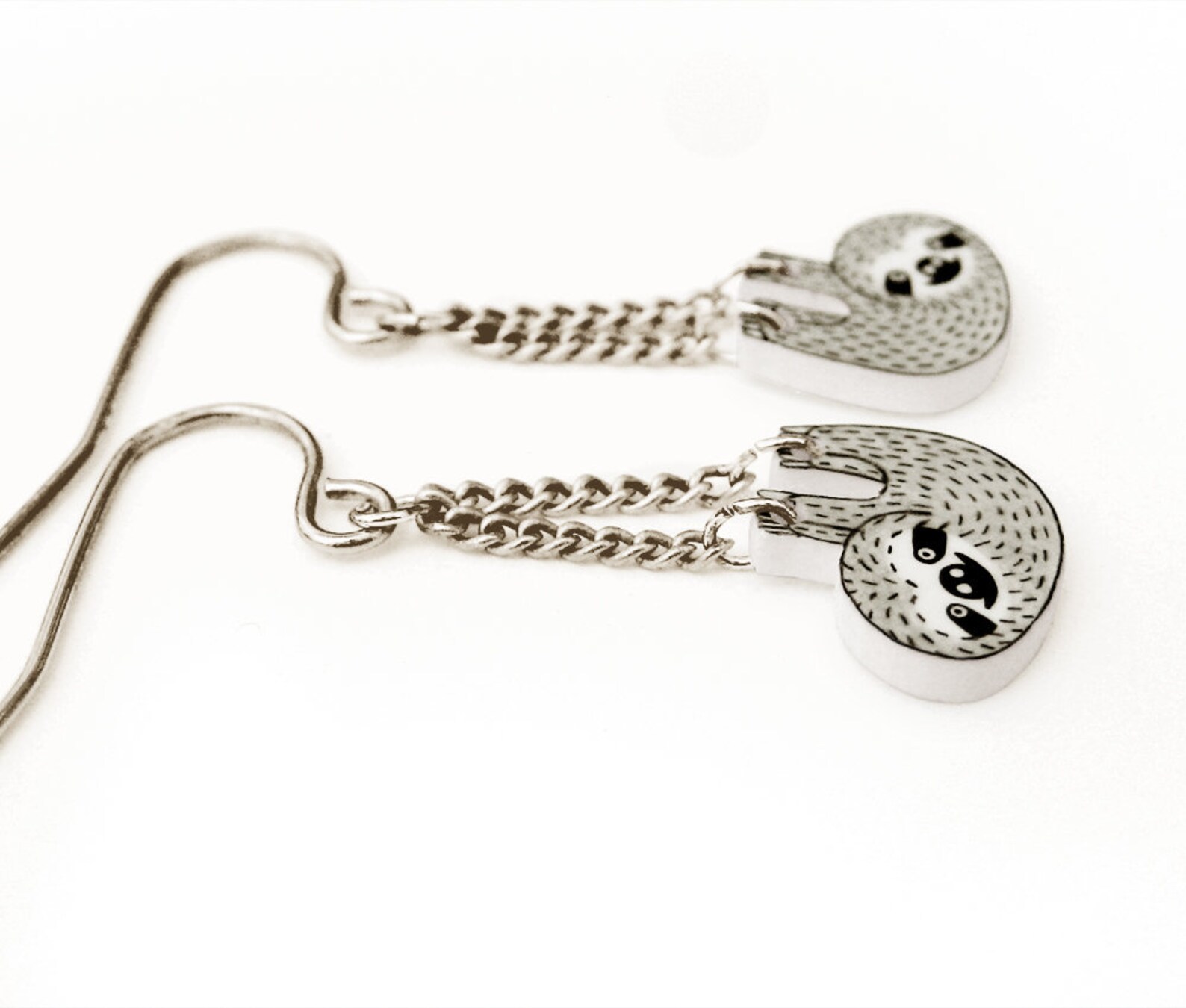 Sloth Earrings Sloth Jewelry Sloth Jewellery Sloth Gifts - Etsy