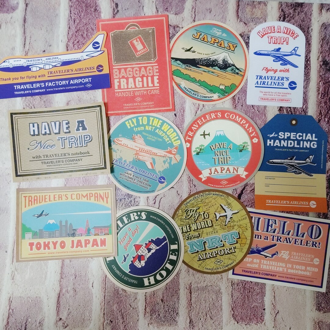 Narita Airport Edition Sticker for Baggage TRAVELER’S COMPANY Limited ...