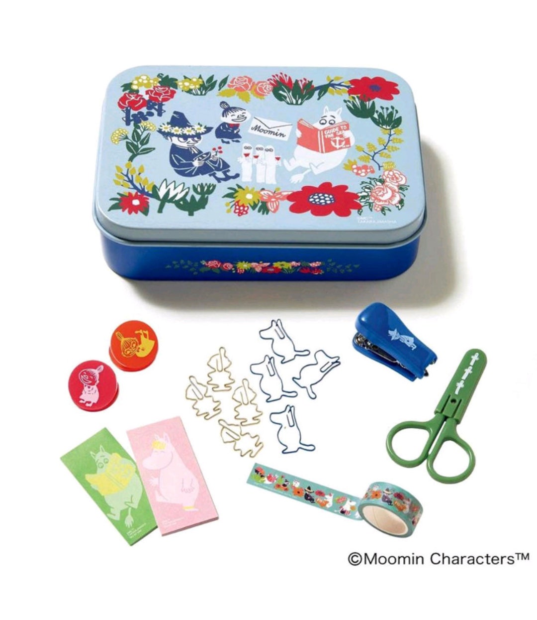 Japan Moomin Limited Tin Box Craft Stationery Kit - Etsy