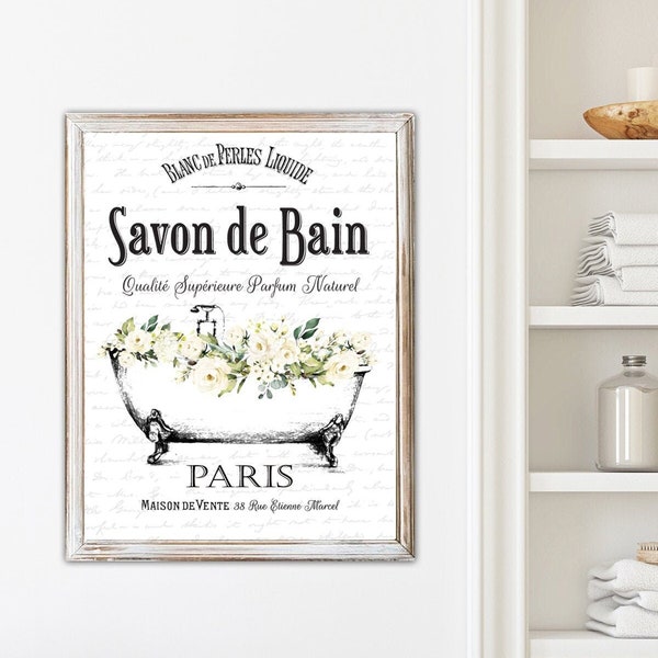 French Bathroom Sign - Etsy