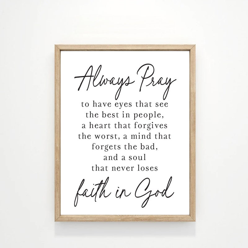 Always Pray - Etsy