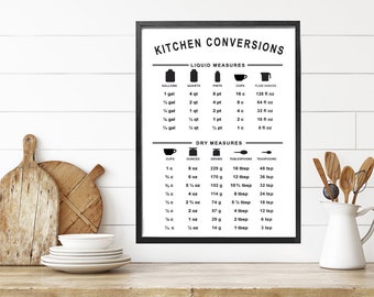 Dry Measure Chart - Etsy