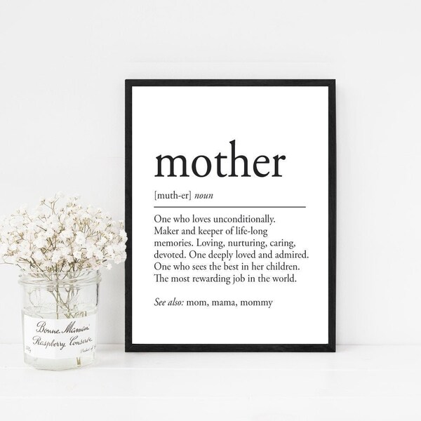 Mother Definition - Etsy