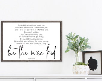 Be the Kid Poster | Etsy
