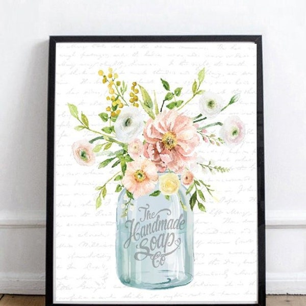 Mason Jar Wall Decor - Etsy