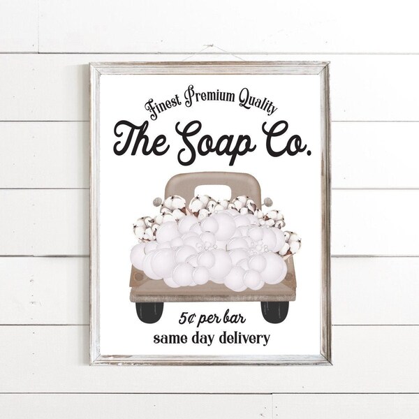 Vintage Soap Sign - Etsy