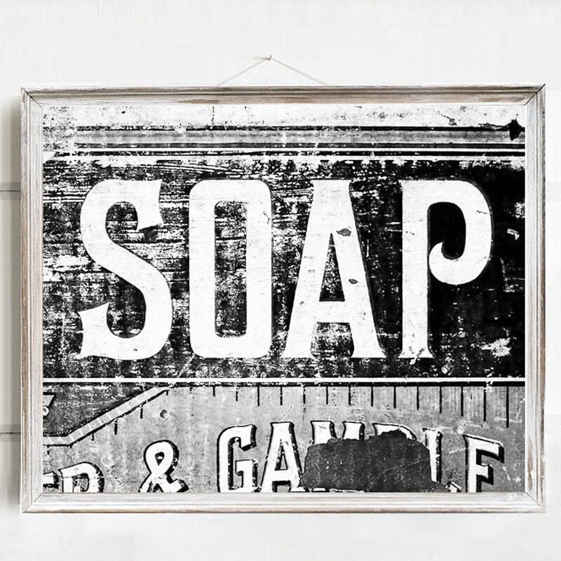 Vintage Soap Sign - Etsy