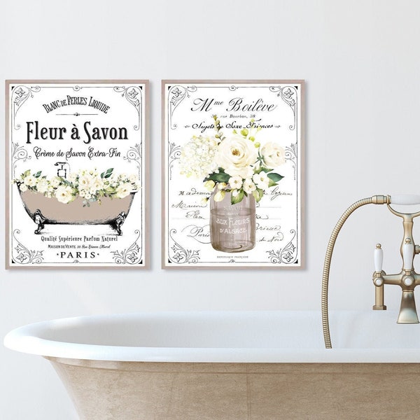 French Bathroom - Etsy