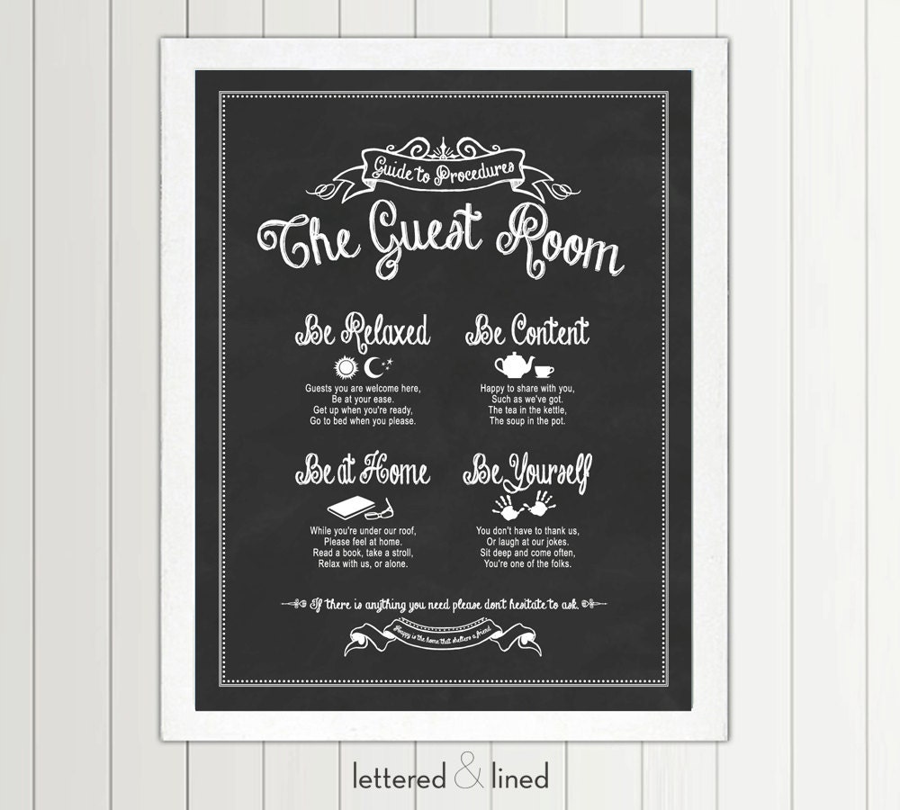 Guide to Procedures: the Guest Room Wall Art Bedroom Decor - Etsy