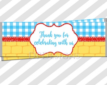 Wizard of Oz Labels | Etsy