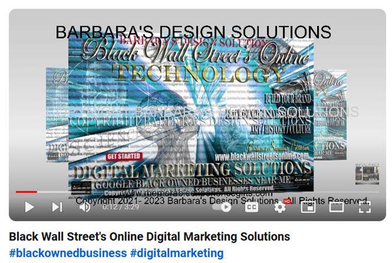 Black Wall Street's Online Digital Marketing Solutions - Etsy