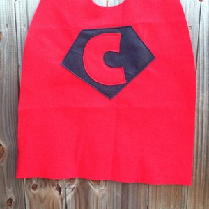Deluxe Custom Felt Superhero Cape Letter Initial Flash Children's - Etsy