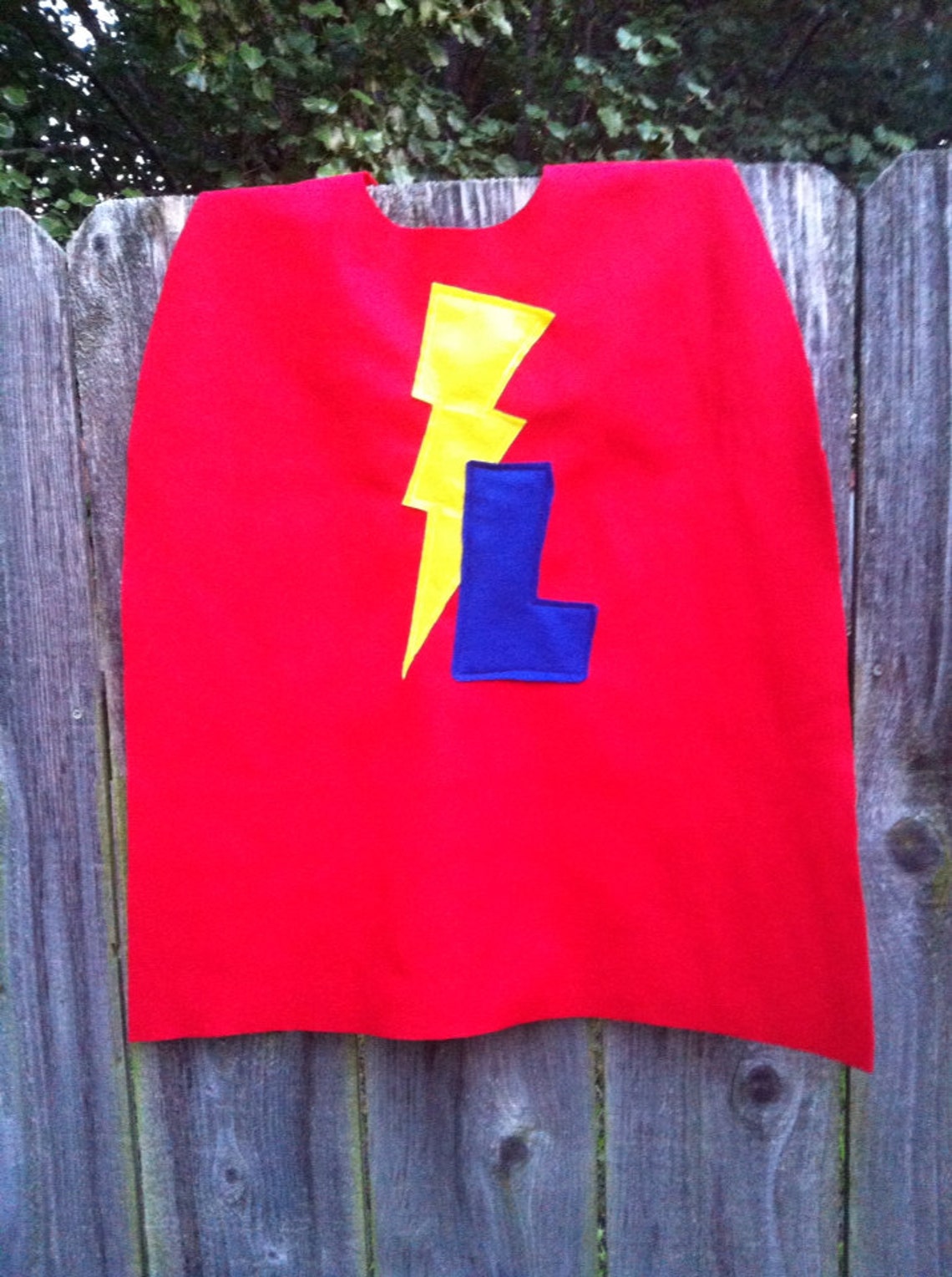 Deluxe Custom Felt Superhero Cape Letter Initial Flash - Etsy