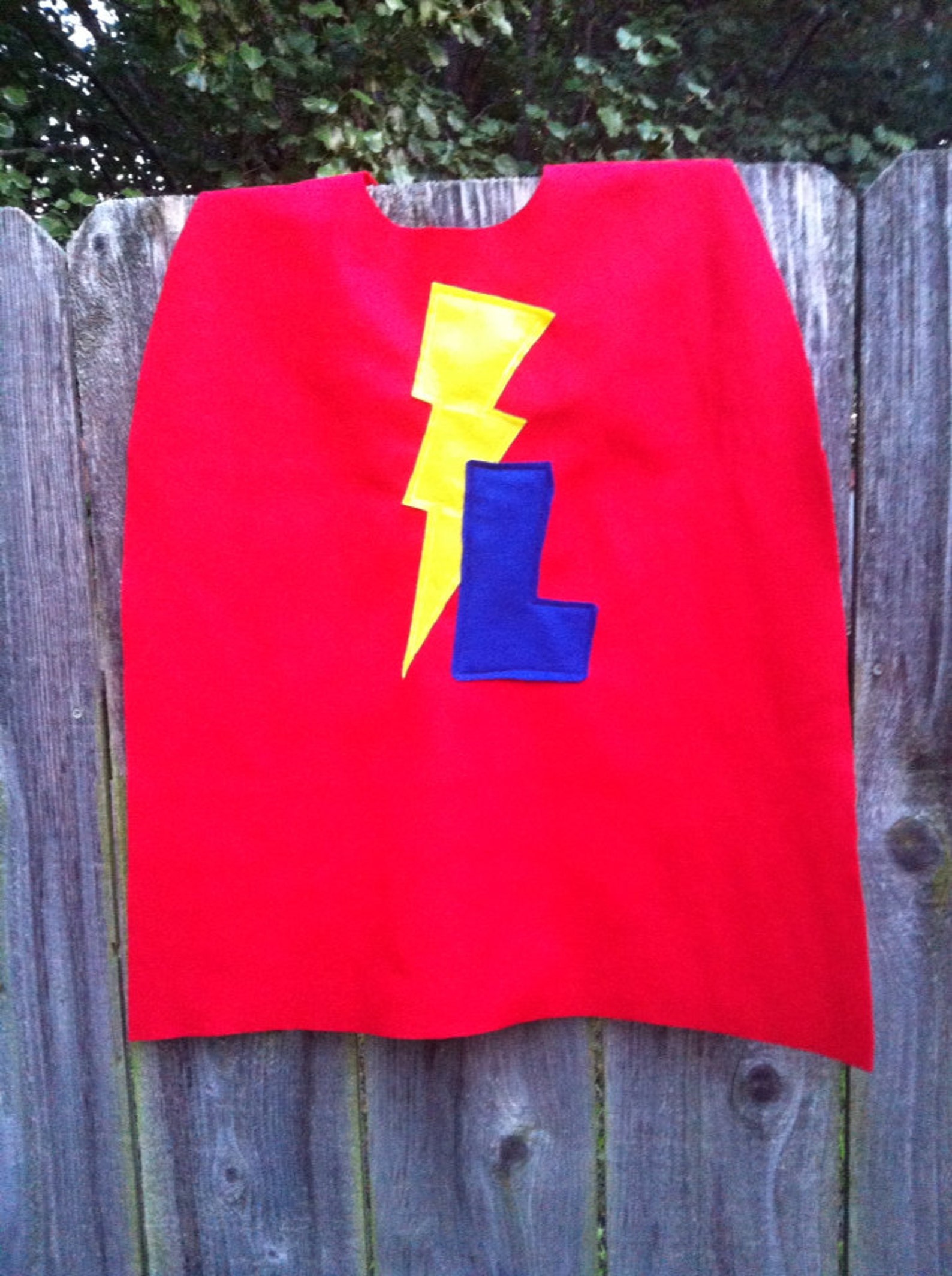 Deluxe Custom Felt Superhero Cape Letter Initial Flash - Etsy