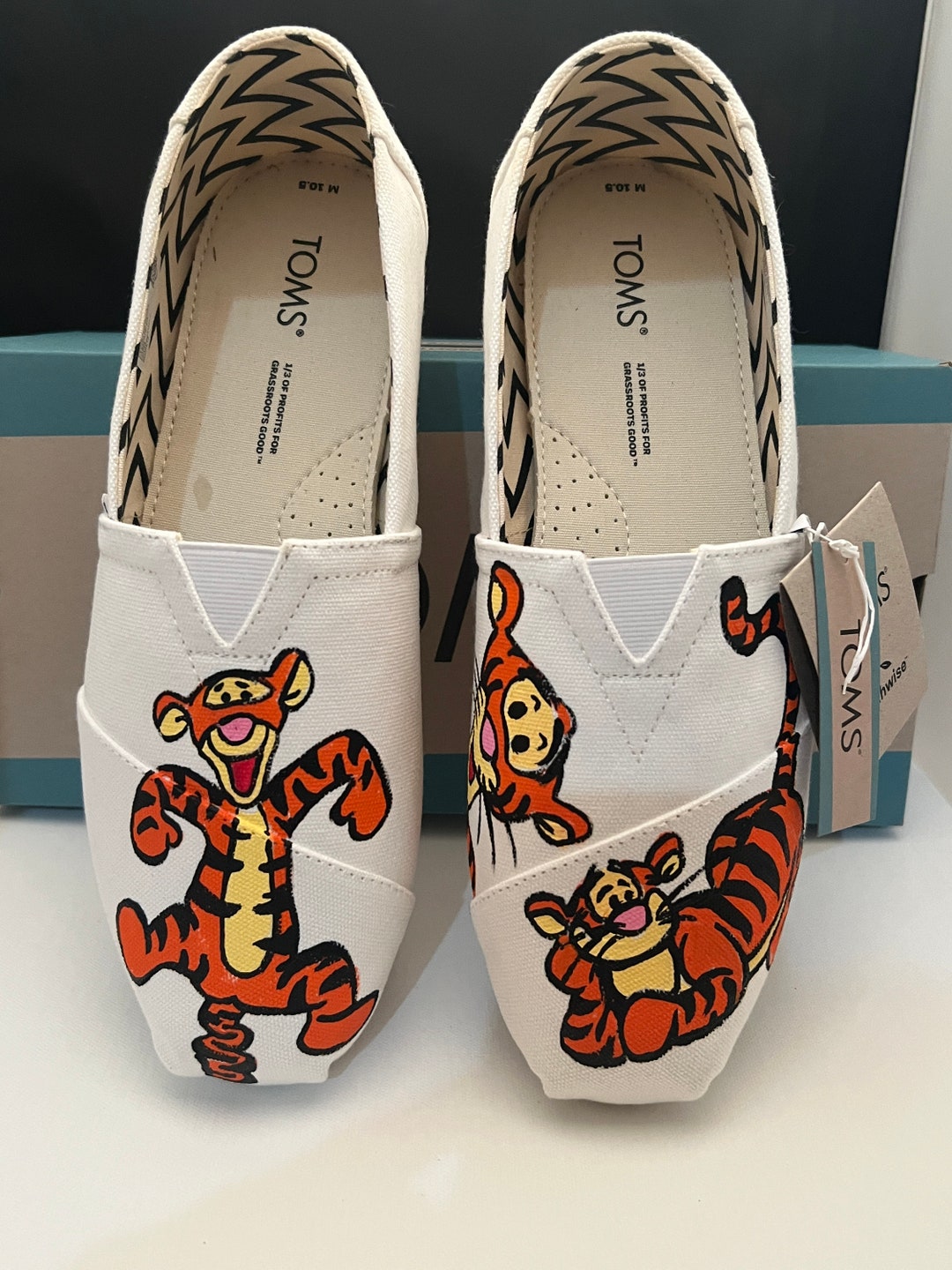 Disney Winnie the Pooh Shoes Hand Painted Disney Shoes Tigger Shoes ...