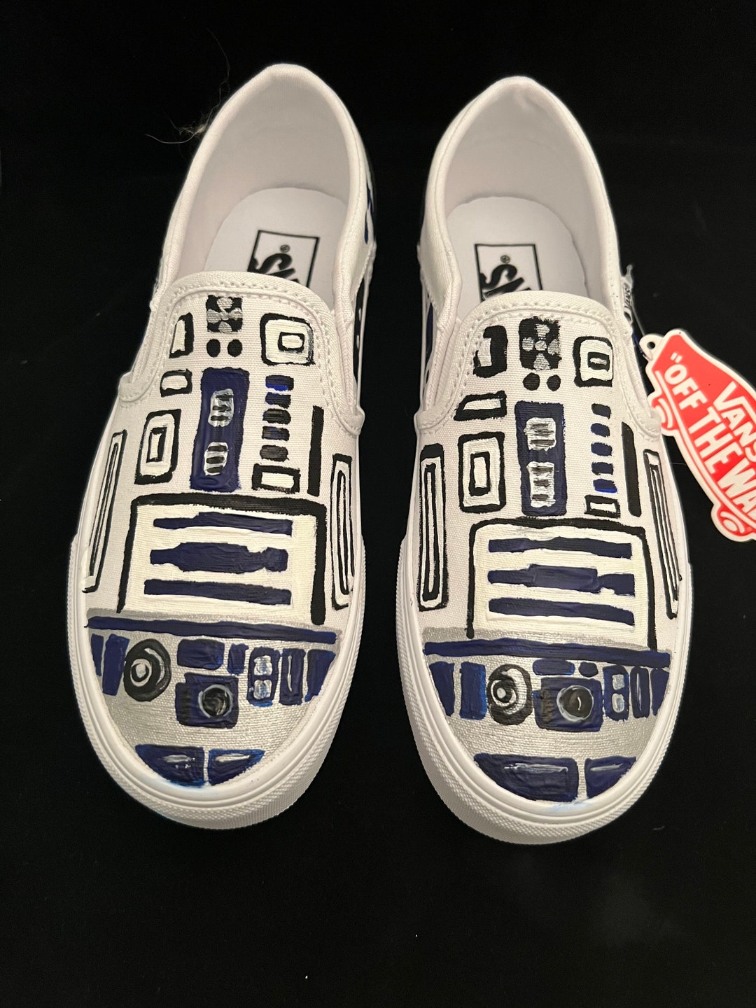 R2-D2 Shoes Star Wars Shoes Hand Painted Disney Shoes Converse - Etsy