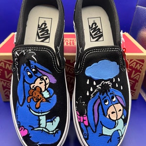 Hey Dude Mickey Mouse Shoes Minnie Mouse Shoes Hand Painted Shoes Hand ...