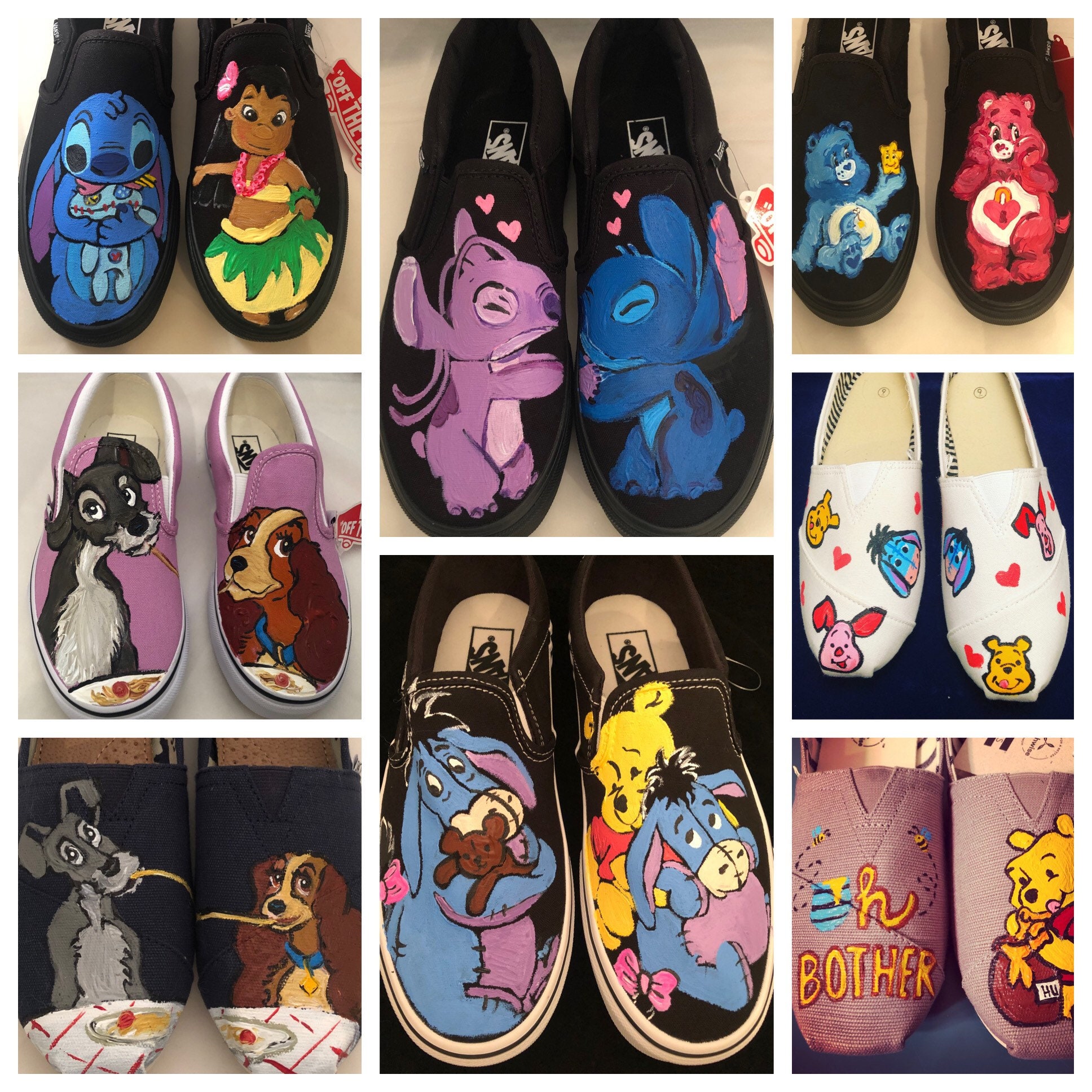 Alice in Wonderland Disney Shoes Hand Painted Shoes Custom | Etsy