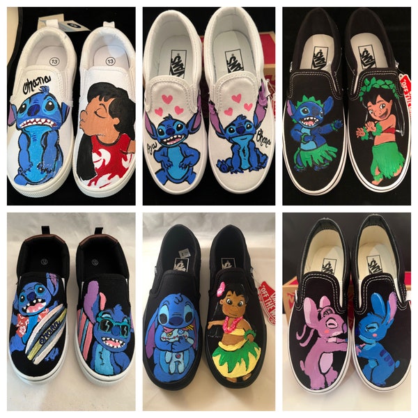 Lilo and Stitch Converse for Adults - Etsy